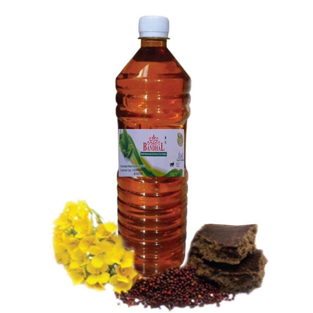 Mustard Oil Pure Sarso Ka Tel 900 M.L. Village Made Mustard Oil (Edible ...