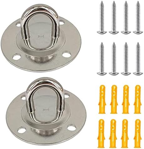 Amazon.com: Ulifestar Stainless Steel Ceiling Hooks, Pad Eye Plate U ...