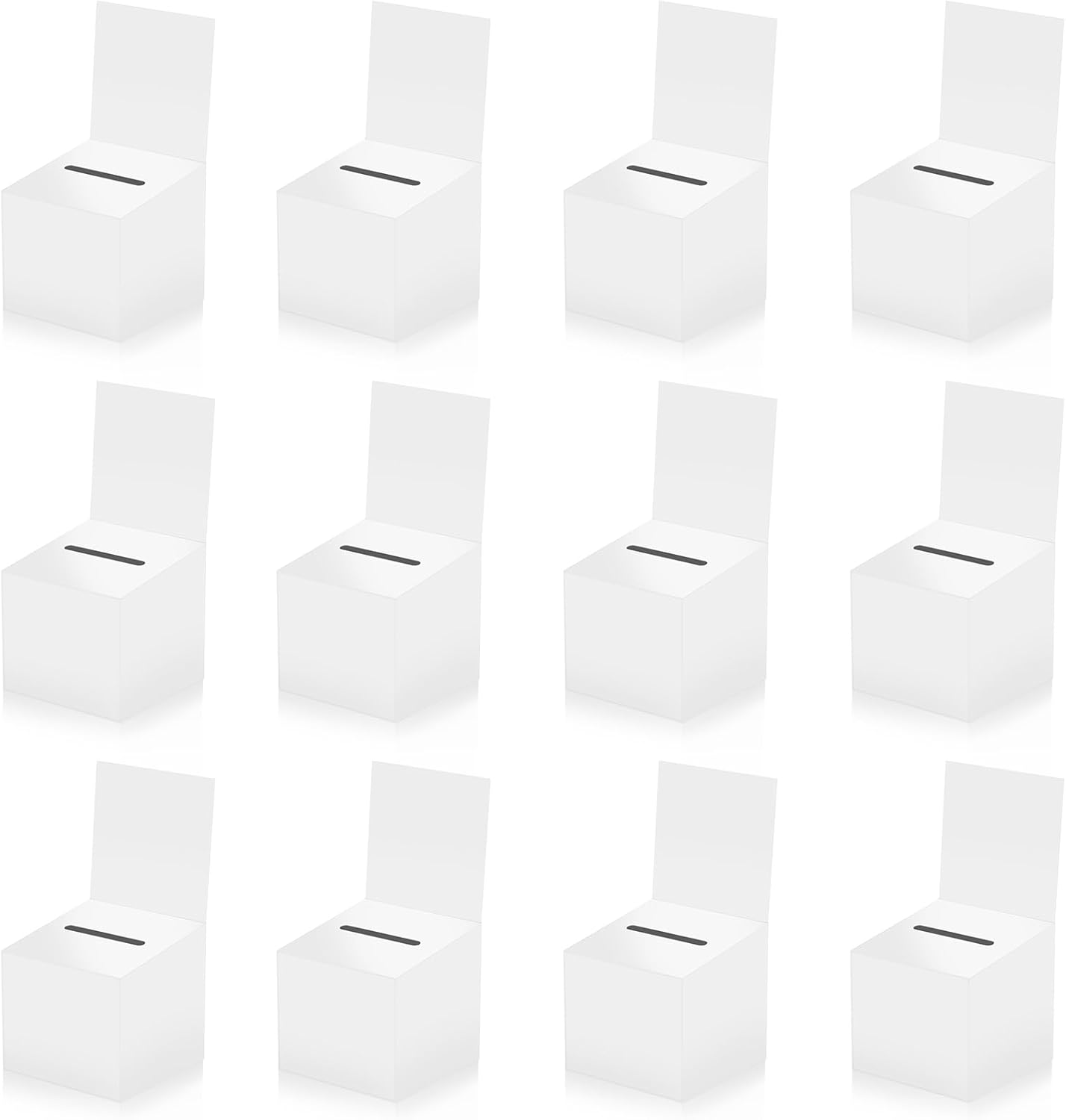Amazon.com: 12 Pack Ballot Box with Slot for Tickets Suggestions ...