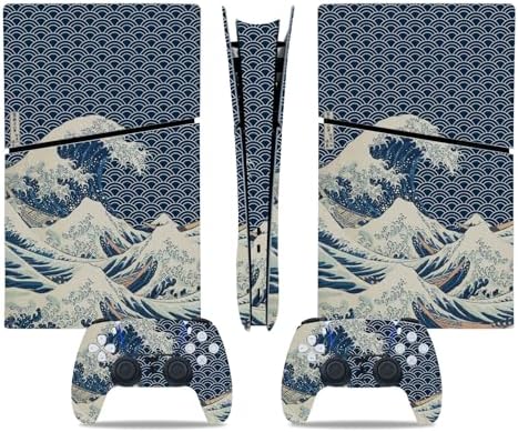 Amazon.com: Skin Sticker for PS5 Slim Digital, Full Set Protective ...