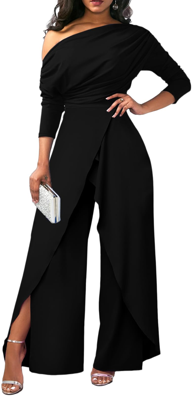 Amazon.com: DinyIn Sexy Jumpsuit for Women Elegant for Party : Clothing ...