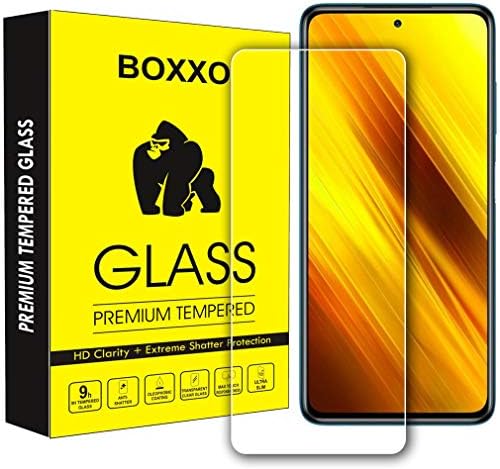 BOXXO 9H+ High Definition [HD] Tempered Glass for Poco F4 5G Screen ...