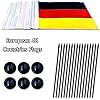 Amazon.com: TSMD Europe European 48 Countries Desk Flags Set Small Mini ...