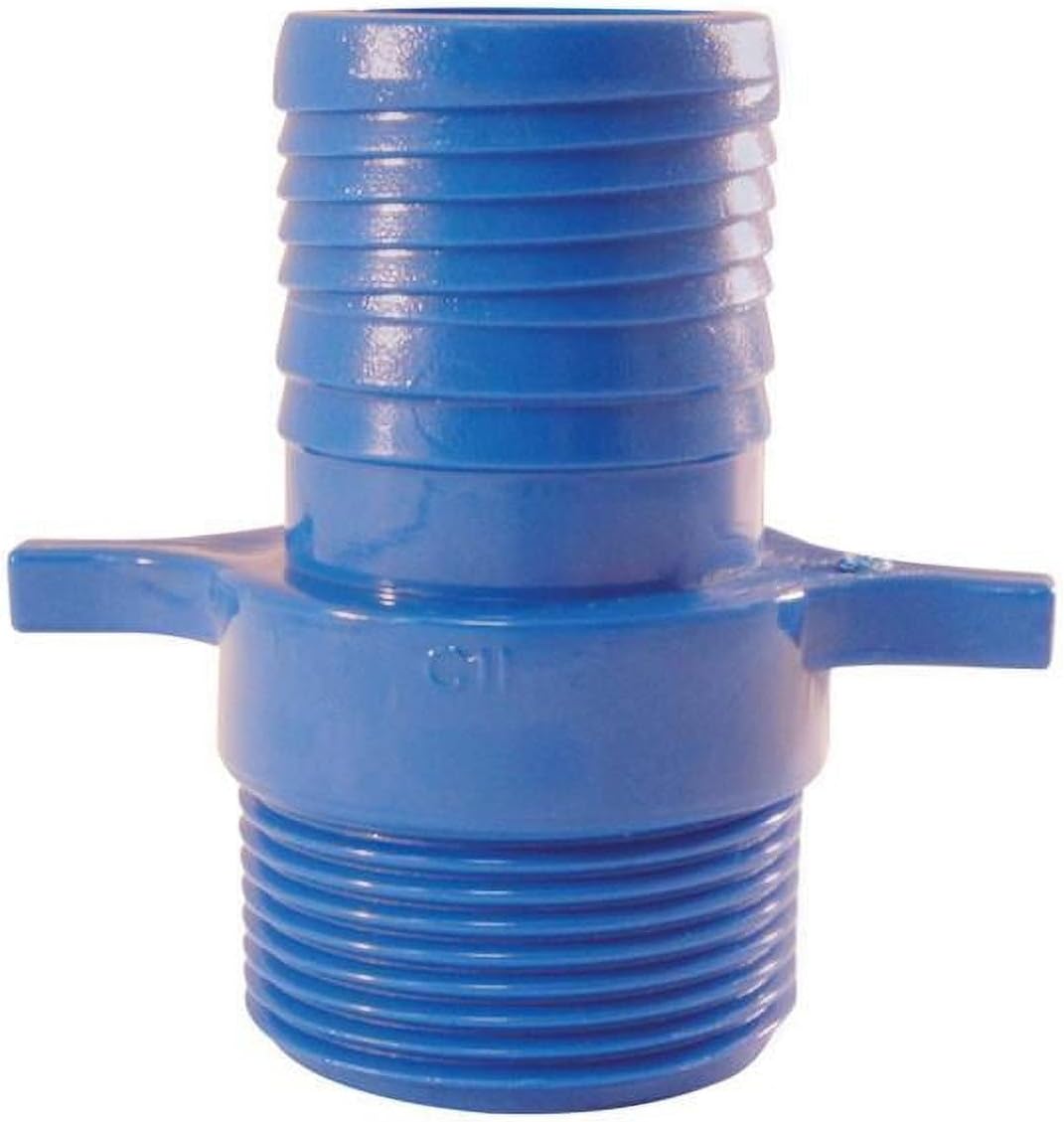 Amazon.com: 1 in. Insert x 1 in. Dia. MPT Polypropylene Male Adapter ...