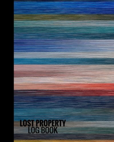 Amazon.com: Lost Property Log Book: Stripes Cover | Lost & Found Log ...