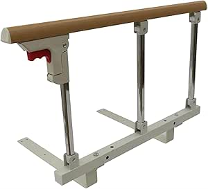 Bed Rail for Elderly Adults 3-Section Folding Bed Assist Handle Bed ...