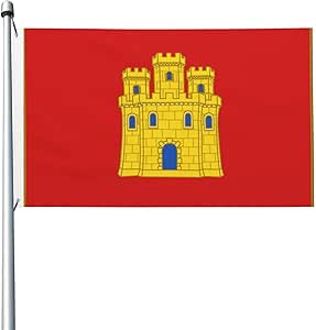 Amazon.com : KOSPOGO Banner Of Castile (Modern Design Variant) Flag 3x5 ...