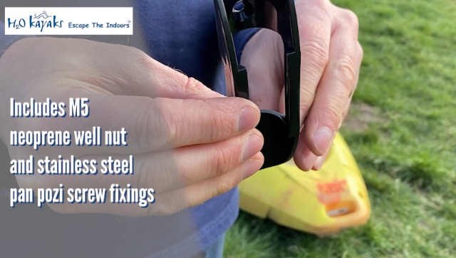 Watch H2o Kayaks Deck Mounted Universal Paddle Clip ﹙Only 1 Needed per ...