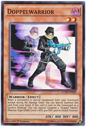 Amazon.co.jp: 遊戯王 英語版 LC5D-EN020 Doppelwarrior ドッペル・ウォリアー (スーパーレア) 1st ...