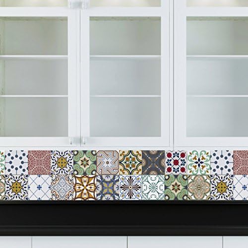 Amazon.com: RoyalWallSkins Decorative Tile Decals 4x4 Inch - Set of 16 ...