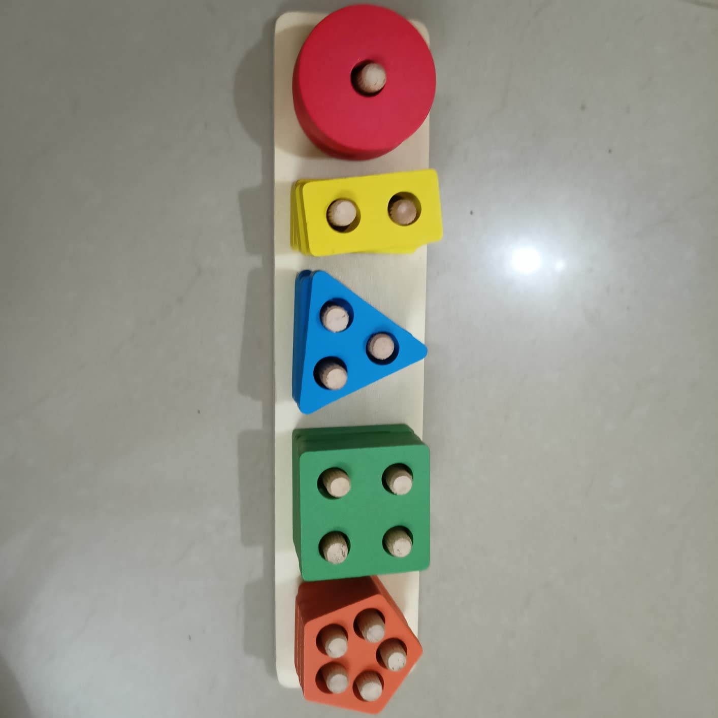 AIMERS Wooden Sorting & Stacking Activity Toys for 3 Year Old Boy and ...