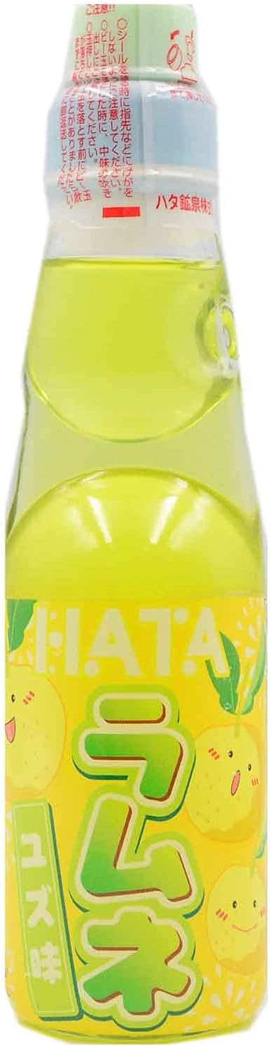 Hatakosen Ramune Yuzu, 200ml (3 bottles) : Amazon.co.uk: Grocery