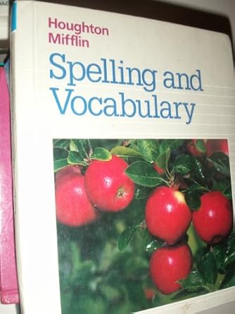 Spelling and Vocabulary Houghton Mifflin: EDMUND H. HENDERSON: 9780395487440: Amazon.com: Books