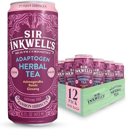 Amazon.com: SIR INKWELL’S Adaptogen Yerba Mate Tea | Healthful Energy ...