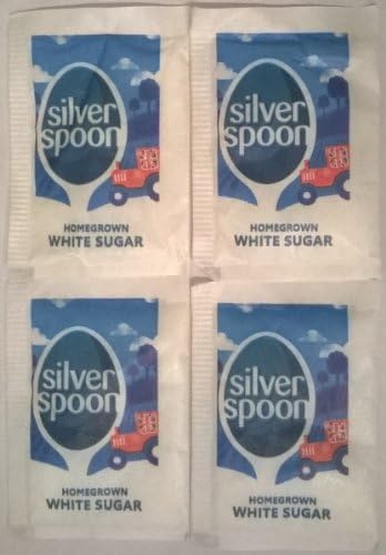 100 Silverspoon White Sugar Flat Sachets : Amazon.co.uk: Grocery