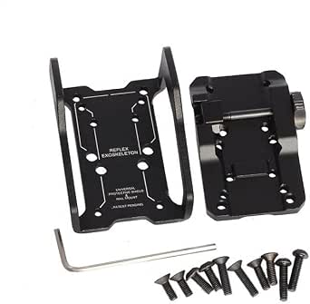Amazon | HONESTILL タクティカル Doctor MRDS Delta用 メタル RMR レッド ドット マウント 外骨格視力 ...