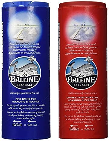 Amazon.com : La Baleine Kosher Sea Salt, 33.5oz : Grocery & Gourmet Food