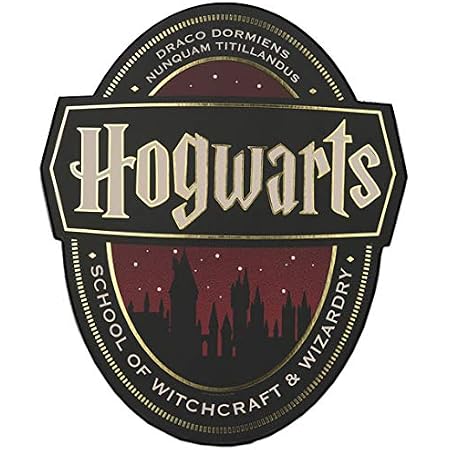 Amazon.com: Harry Potter Welcome to Hogwarts Banner Wood Wall Decor ...