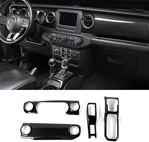 Amazon.com: CheroCar Center Console Panel Dashboard Cover & Gear Shift ...