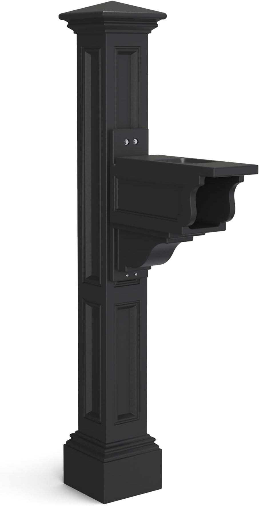 Premium Mailbox Post Set Cross-Arm Classic Coffee - Amazon.com