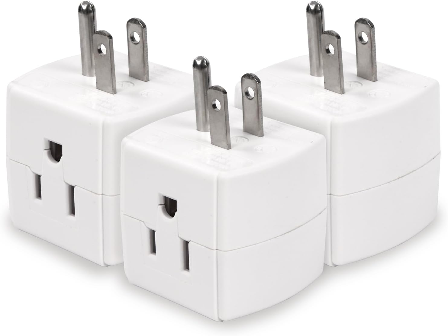 EXTRASTAR 3 Outlet Wall Adapter Cube Tap, 3 Prong Multiple Plug Outlet ...