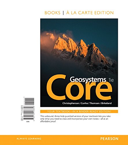 Buy Geosystems Core: A Brief, Visual Approach to Physical Geography ...