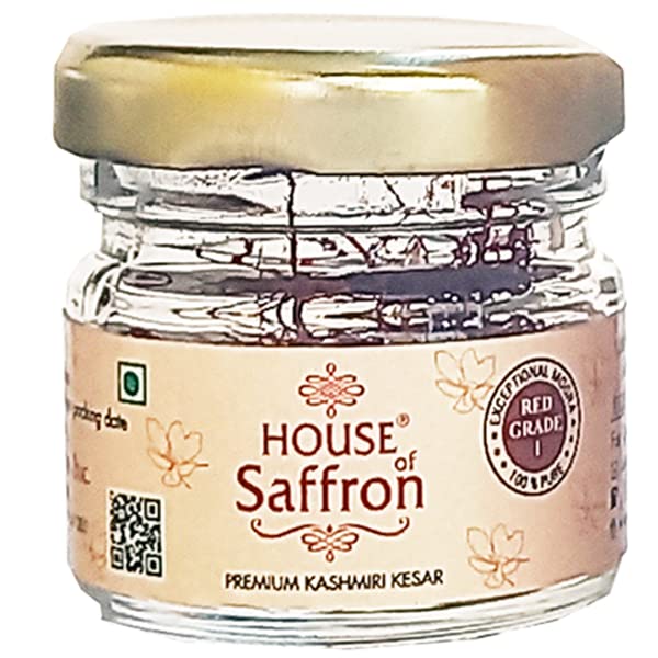 House of Saffron 1gram Saffron Original Kashmiri Pure Kashmiri Kesar ...