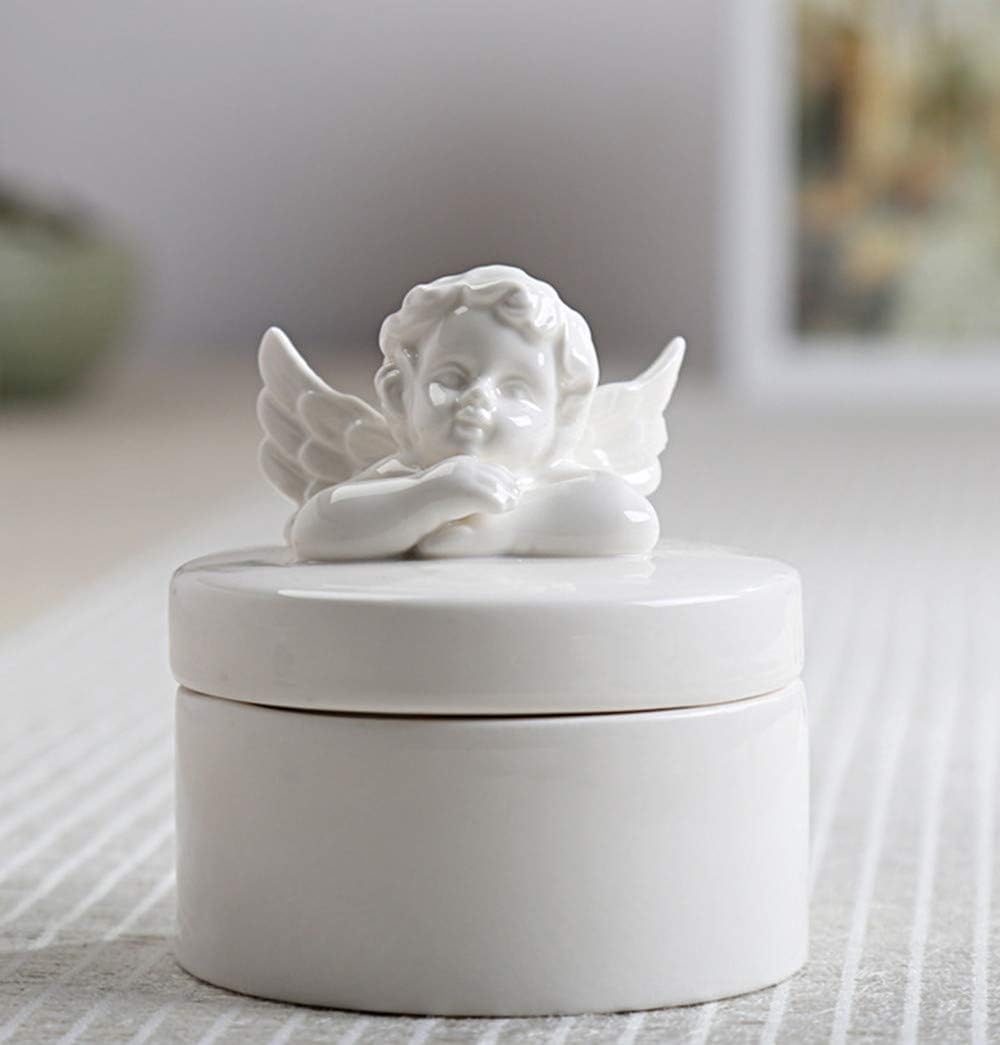 Amazon.com: Waltz&F Angel flower box Hand-Painted Trinket Box ...
