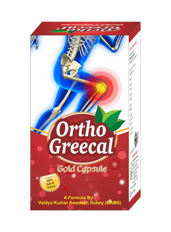 Buy Ortho Greecal Gold Capsule 50 Capsules Pack I Enriched with Swarn ...