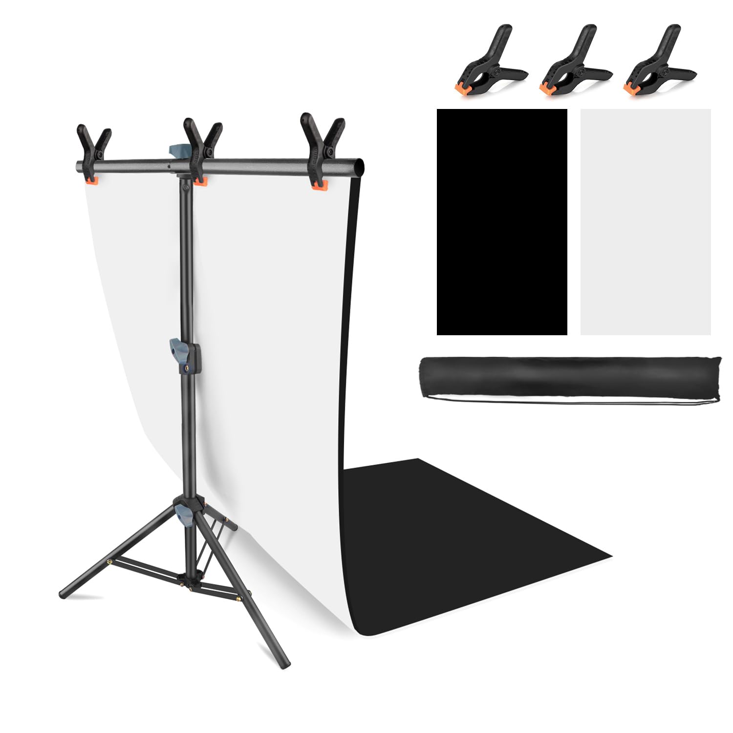 Amazon.com : JEBUTU Product Photography Photo Backdrops Stand Kit ...