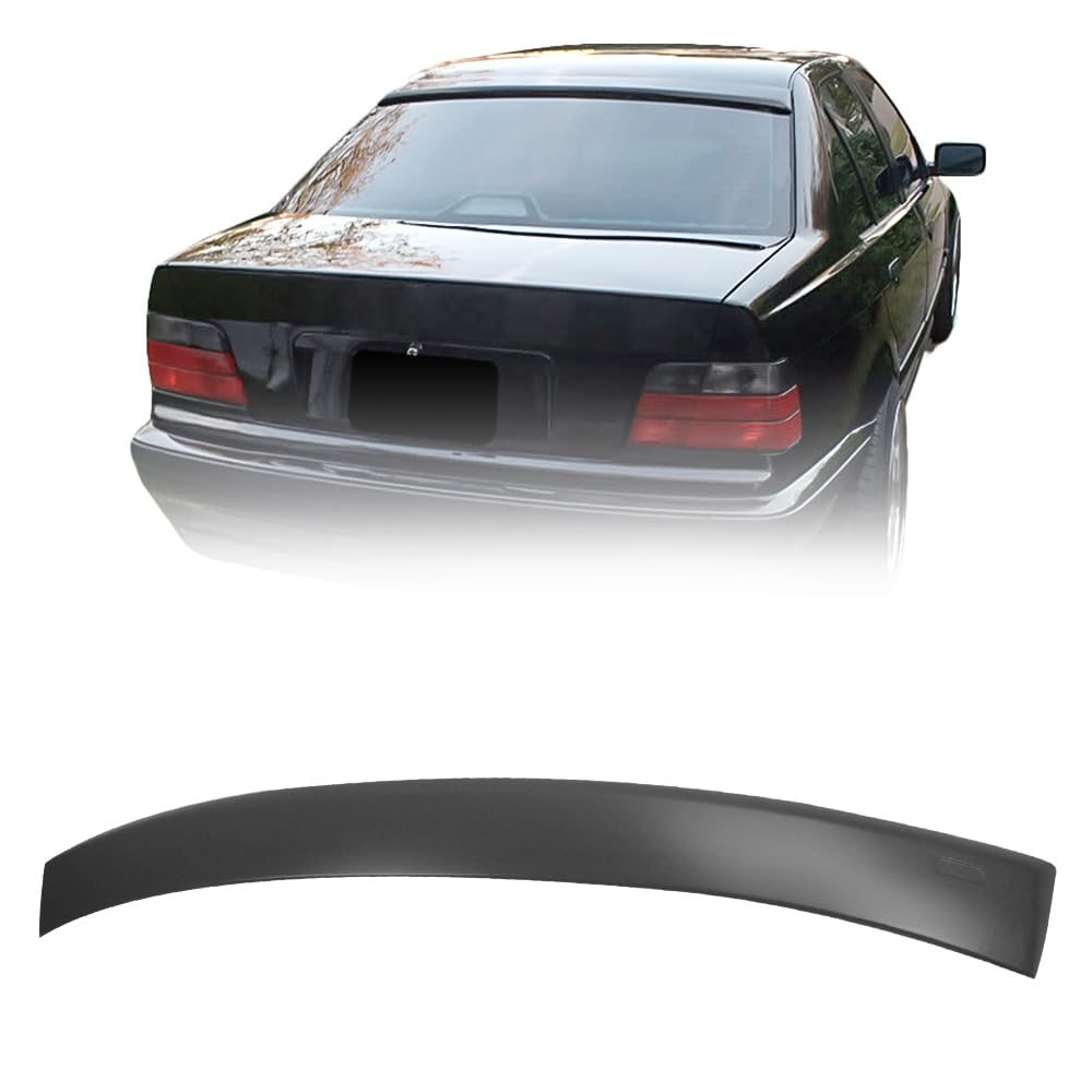 Gloss Black Trunk Spoiler For 3 Series Gloss Black LTW GT Style Rear ...