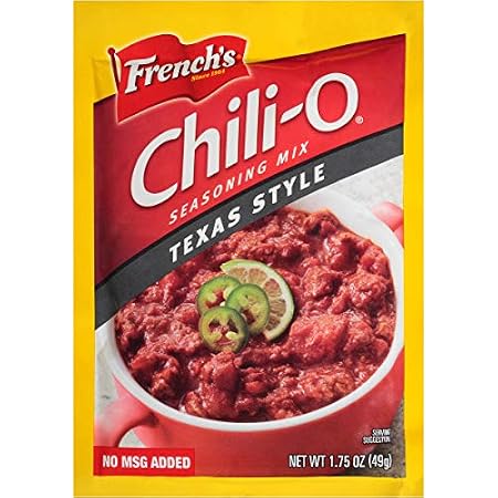 Amazon.com : French's Chili-O Seasoning Mix, Mild, 1.25-Ounce Packets ...