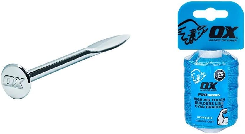 OX Tools Bricklaying Line & Pin Set 3 pc : Amazon.co.uk: DIY & Tools