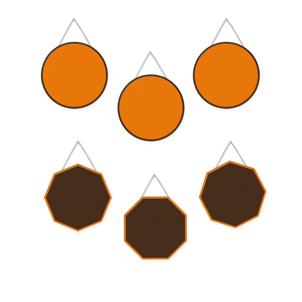 Amazon.com : Wall Hanging Geometric Shapes - 3 circles, 3 octagons ...