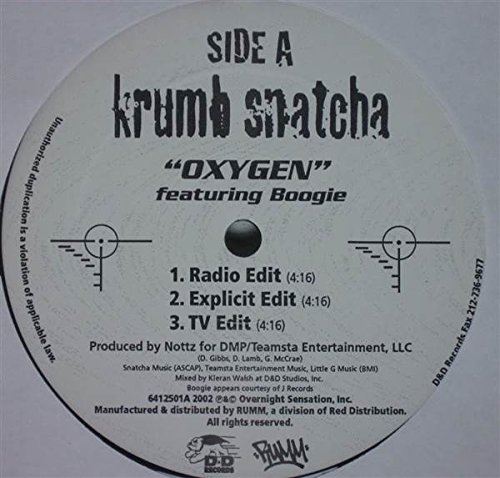 Oxygen : Krumb Snatcha: Amazon.es: CD y vinilos}