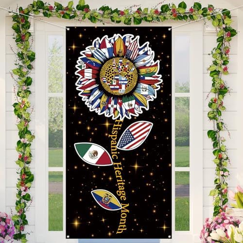 Amazon.com: Black History Month Decorations Door Cover, 6x2.9 FT Black ...