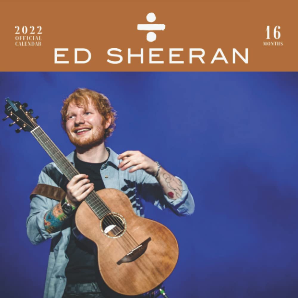 Buy Ed Sheeran 2022-2023: Ed Sheeran Official 2022 Weekly & Monthly ...