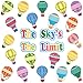 Amazon.com : 68 Pcs Hot Air Balloon Bulletin Board Cutouts Colorful Hot ...