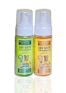 Buy Rumatec Vetcare Dry Bath Foam Shampoo | Enriched with Lemon Grass ...