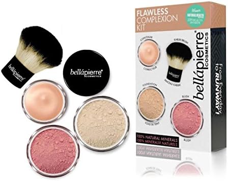Amazon.com : Bellapierre Cosmetics Flawless Complexion Kit, FAIR ($75 ...