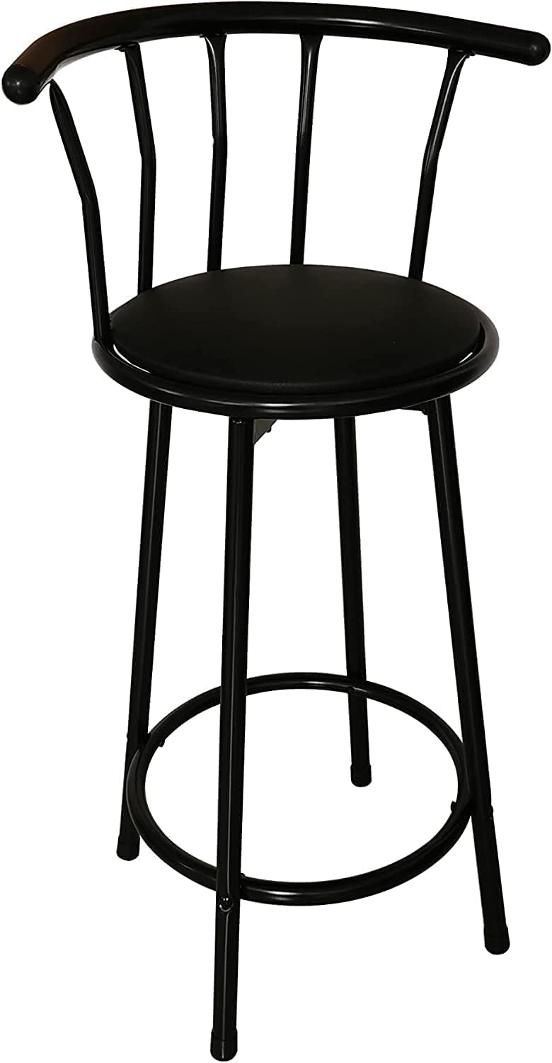 HOMION Rotating Breakfast Bar Stool Chair with Footrest Stylish ...