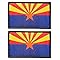 Amazon.com: stidsds 2 Pack USA Hawaii Flag Patch Hawaiian State Flags Embroidered Patches US ...