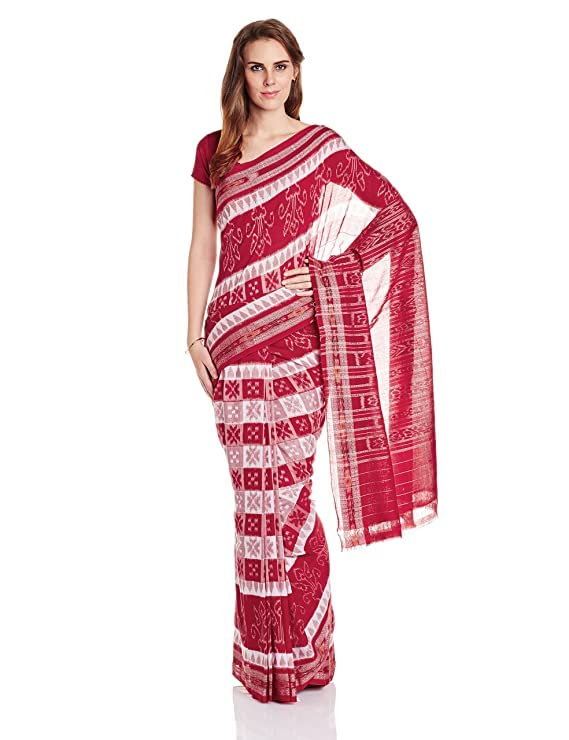 Buy BTHIKIRI Odisha Sambalpuri Handloom Ikat Women's Cotton Saree ...