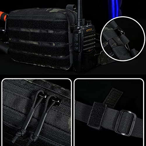 REYNEM 1000D Outdoor Tactical Vest Military Bag CS Wargame Chest Rig Airsoft Magazine Holster ...