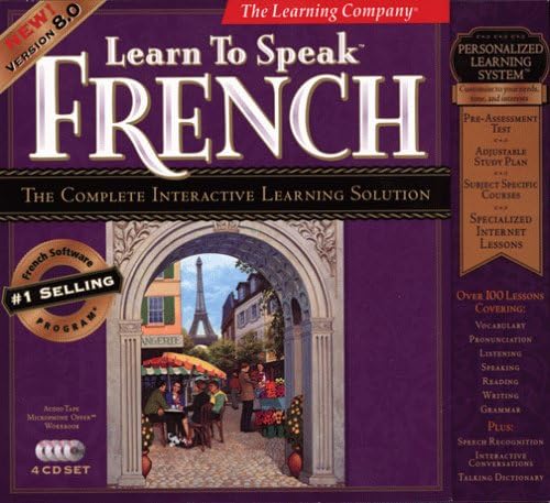 Amazon.com: Learn to Speak French 8.0 : The Learning Company: Software