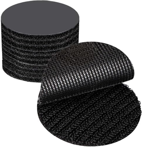 Amazon.com: 10 Sets Hook and Loop Adhesive Round,2 Inch Hook and Loop ...