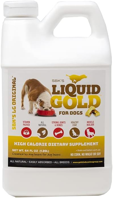 Amazon.com : SBK's Liquid Gold for Dogs- Half Gallon Bacon Flavor : Pet ...