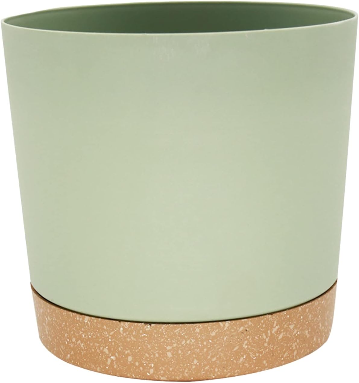 Amazon.com: Gooddyiyukey 7.8 Inch Plastic Small Flower Pots with ...