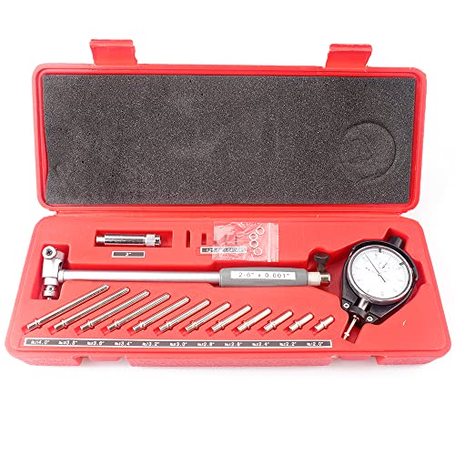 Snapklik.com : Dial Bore Gauge Set Range 2.0-6.0 Diameter Indicator ...