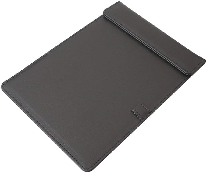KINGFOM A5 Leather Clipboard Writing Board Tablet with Page Clip and ...